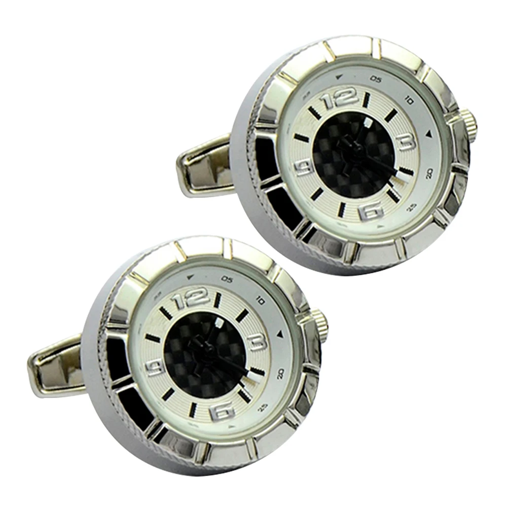 Luxury men's movement cufflinks watch function for mens shirt /Elegant ...