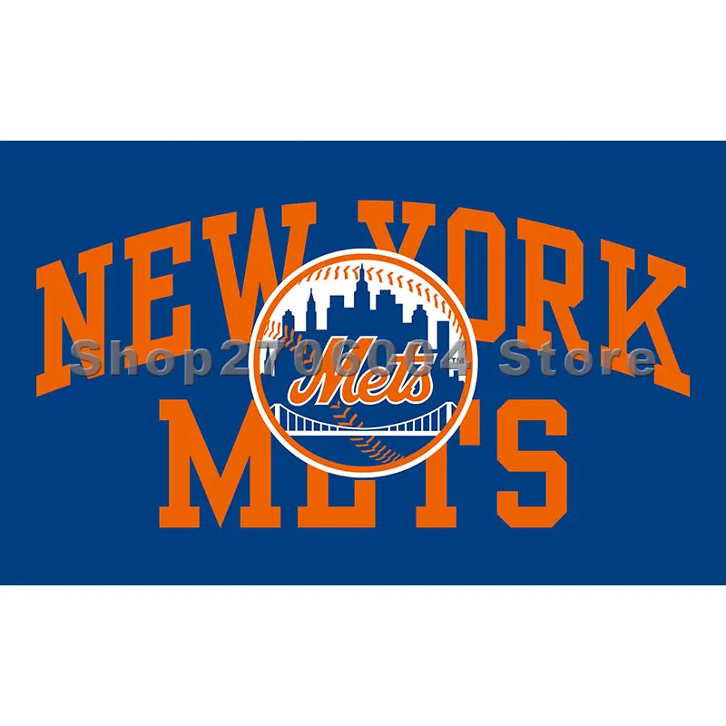 New York Mets Flag 3ft x 5ft Polyester New York Mets flag Banner Size 3 ...