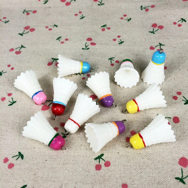 5Pieces Mix Color Kawaii Artificial Miniature Fake Resin Sport ...