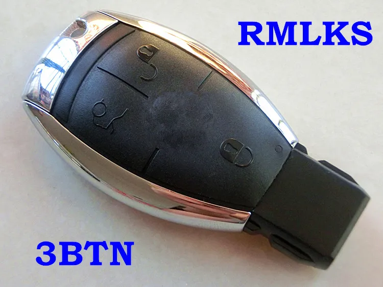 RMLKS 3 4 Buttons Remote Smart Key Case Shell With Two Battery Slot For ...