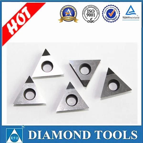 Inserto PCD triangular TPGW 16T302 con una punta|pcd inserts|insert ...