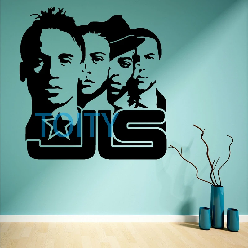 Jls肖像画アストンoritseジョナサン·寝室壁アートビニールステッカーデカールH59cm × W57cm|sticker decal ...
