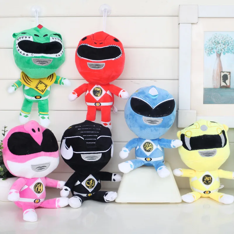 New Power Ranger Plush Toys Movie Cartoon Peluche Dolls Kids Ranger ...