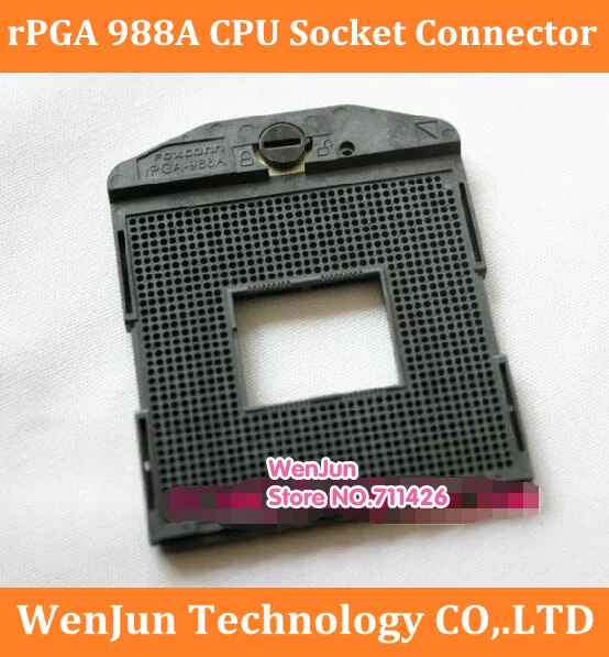 高品質のソケットrtga988a RPGA 988A cpuベースコネクタホルダーベース|パソコン ケーブル & コネクタ| - AliExpress