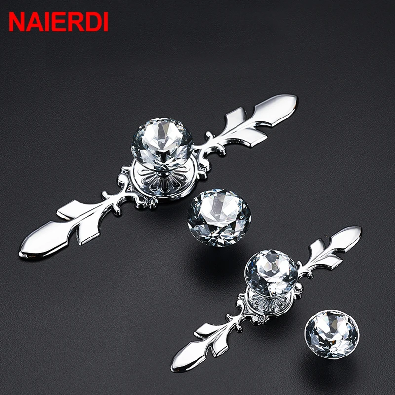 NAIERDI-Luxury-Diamond-Crystal-Cabinet-Handles-Shoebox-Handles-Closet ...