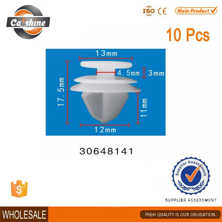 FOR VOLVO OEM 2004 2011 S40 Exterior Rocker Molding Clip 30648141|clip ...