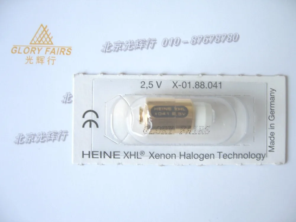 HEINE XHL Lámpara de 2,5 V, X 001.88.041,Mini2000, clip combi,fibralux ...