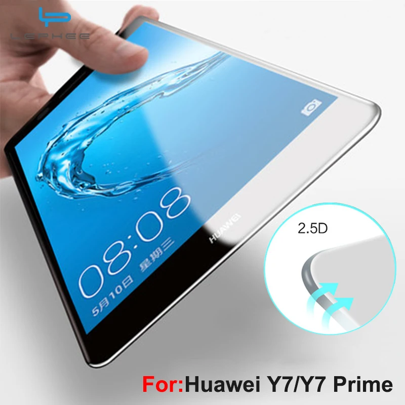 LEPHEE For Huawei Enjoy 7 Plus Y7 Tempered Glass Screen Protector For ...