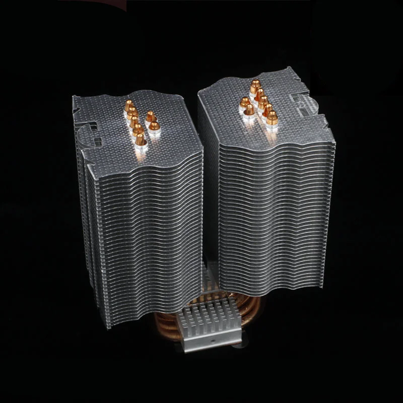 For Intel AMD 115x 1366 platform 7 copper heat pipe nickel plated ...