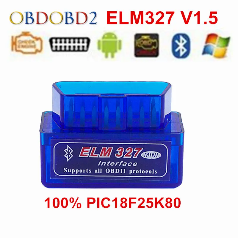 2017 Latest Version V 1.5 White Or Blue Color Elm327 V1.5 Super Mini ...