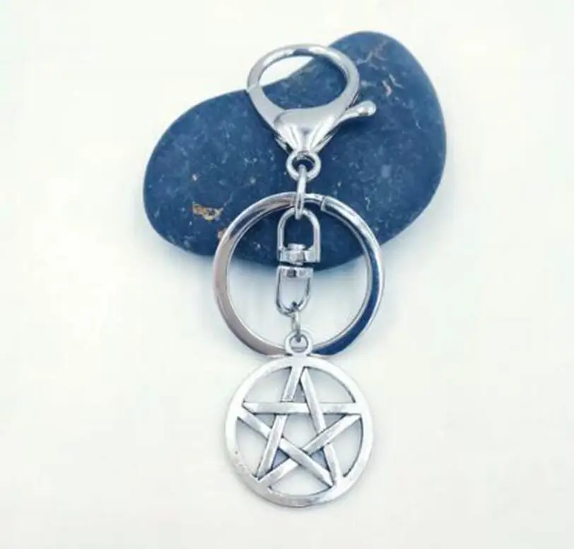 High-Quality-Wicca-Pagan-Goth-Jewelry-Pentagram-Charms-Handbag-Car-Key ...