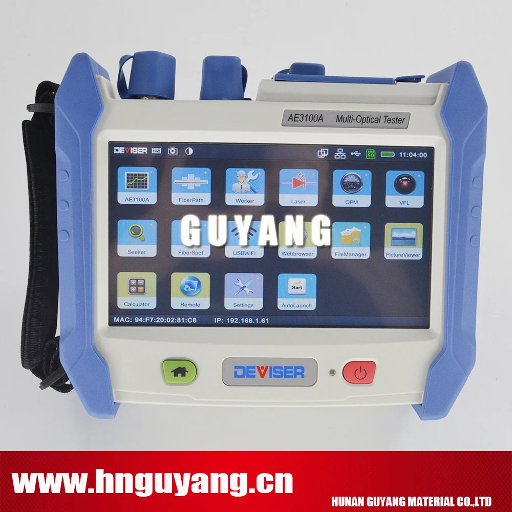 Deviser Ae3100a Fttx Rfog Sm Otdr 1310/1550nm,support Vfl,power Meter,light Source,fiberpath ...