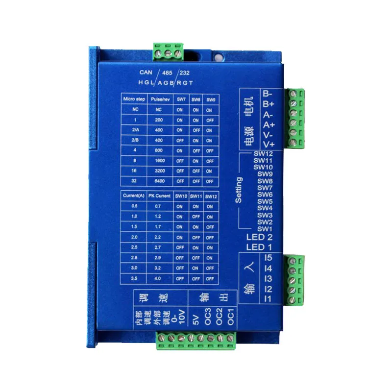 Integrated Stepper Drive Controller / Single-axis Modbus-rtu-232 ...