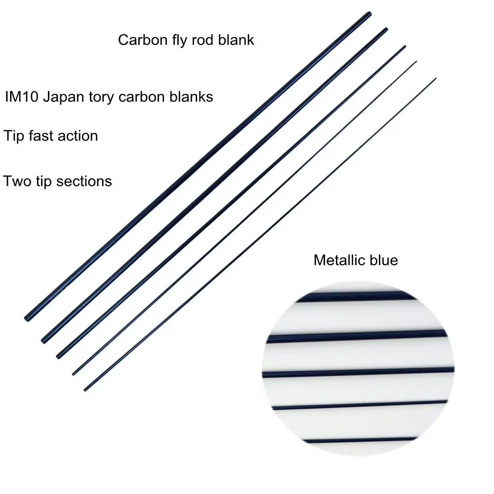 Aventik Saltwater IM10 9FT High Mould Carbon Fly Rod Blank Two Tips Fly ...