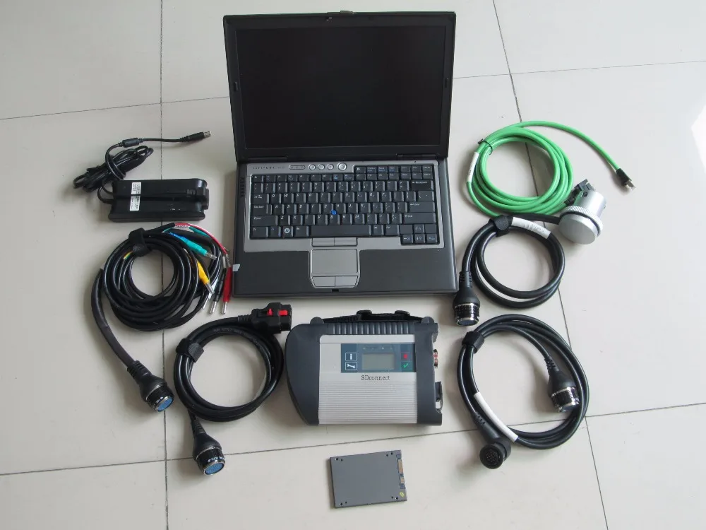 mb star c4 with for dell d630 laptop super ssd newest software full ...