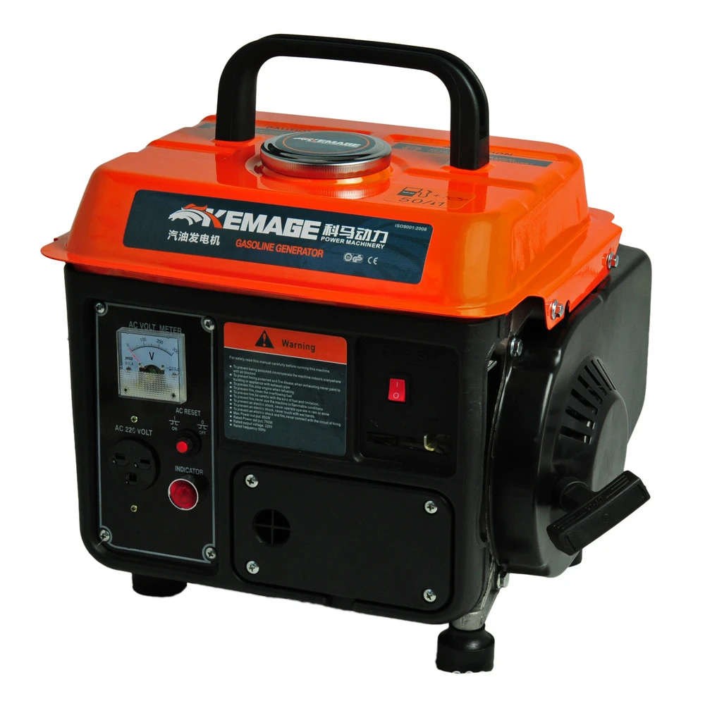 850w portable gasoline generator 2 stroke powered home generators KM950 ...
