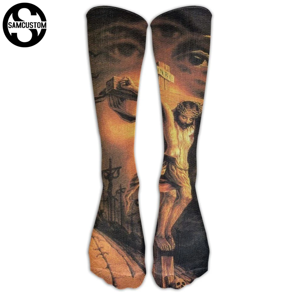 SAMCUSTOM Fashion Knee Socks Women Cotton High Over The Knee Stockings ...