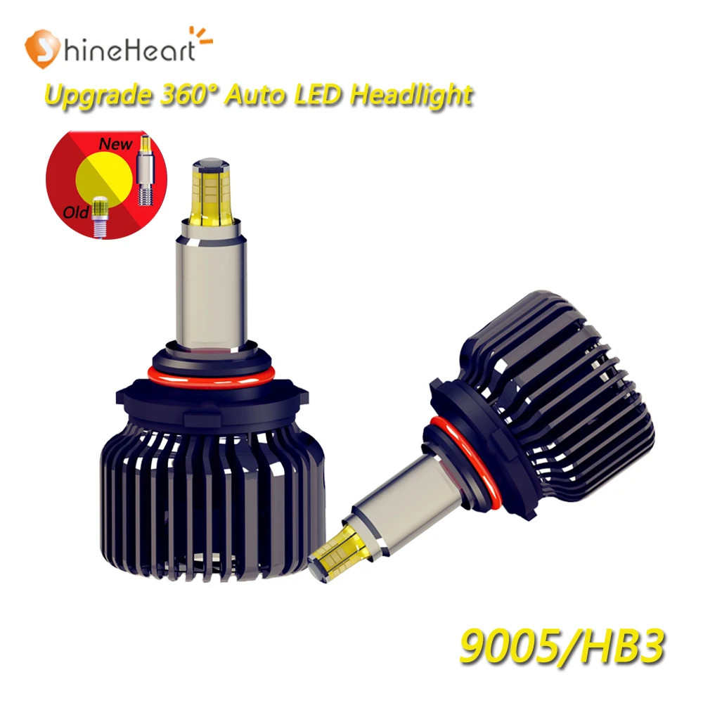 2019 HOT selling new LED bulb 360 degree bright 12V H7 H11 9005 9006 ...