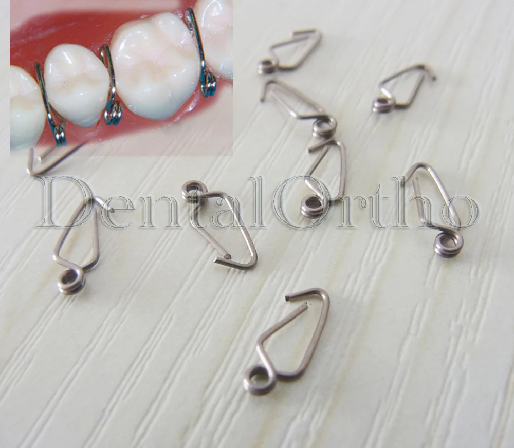 10 pcs New Separator Spring Stainless Steel Dental Orthodontics Lab ...