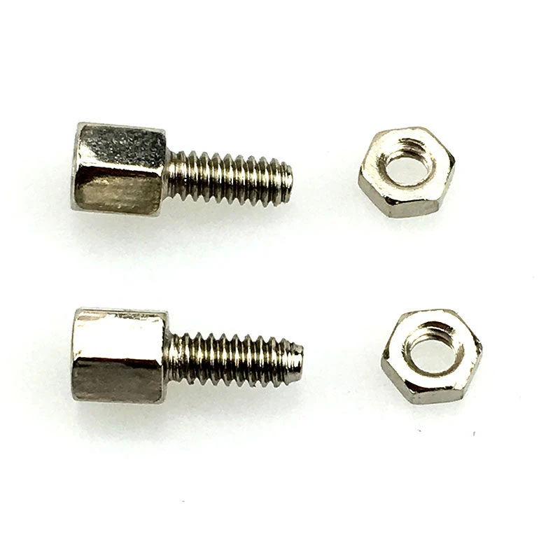10pcs RS232 Screw DB9 Nut 5+7MM Hex head Spacing Screws with nut for D ...