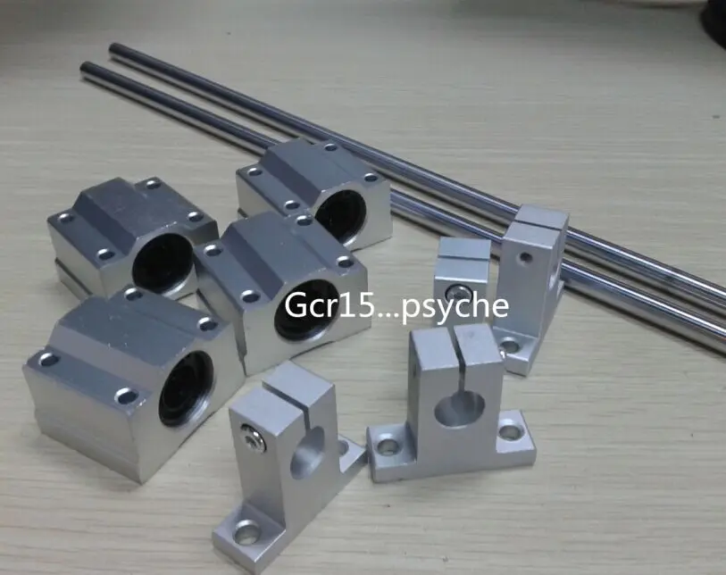 2pcs Od 30mm X 1500mm Cylinder Liner Rail Linear Shaft Optical Axis +4 ...