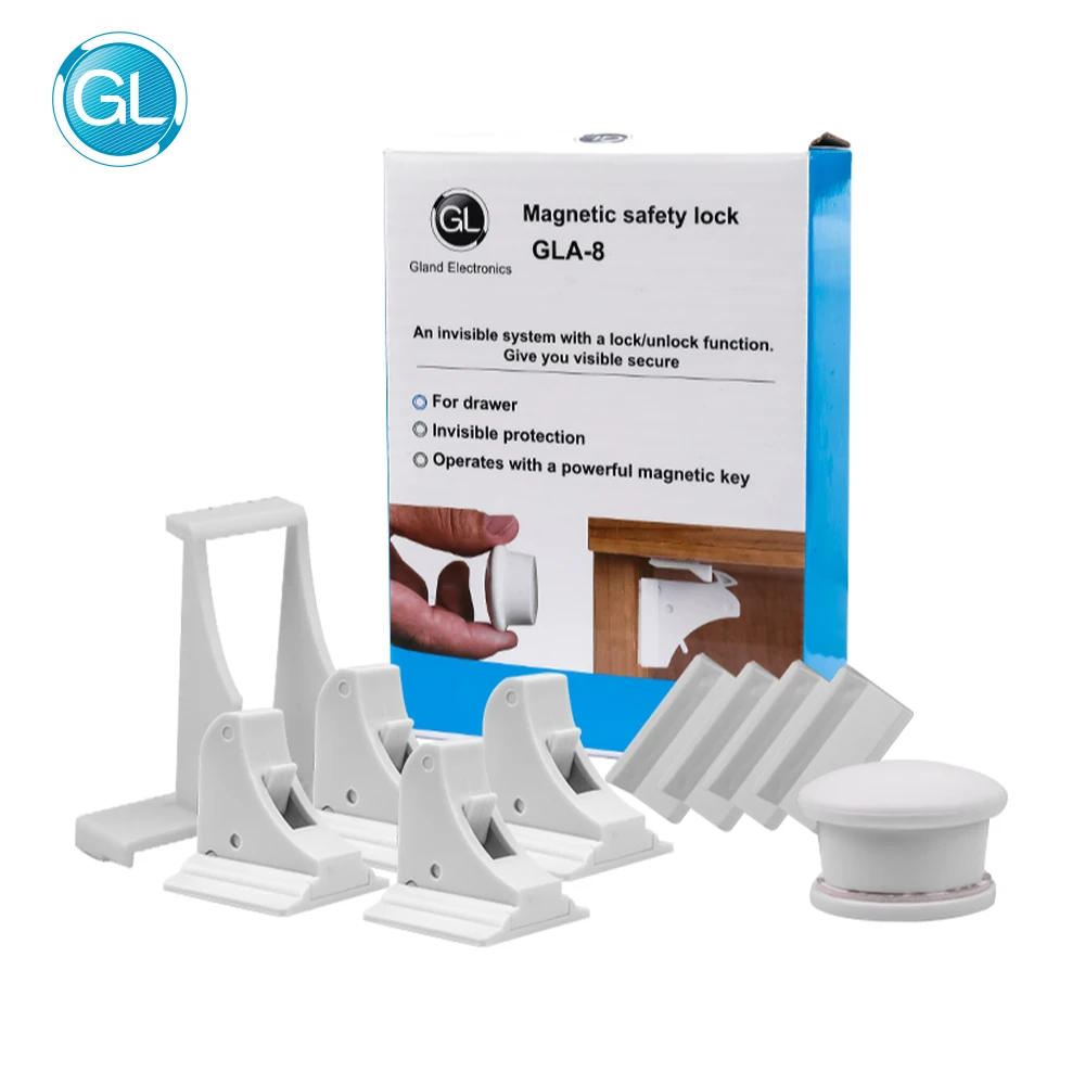 GL Magnetic Child Lock Baby Safety Cabinet Lock Children Protection ...