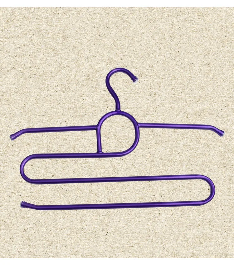 1PC-Practical-Multi-Purpose-Pants-Hanger-Trousers-Tie-Rack-Space-Saving ...