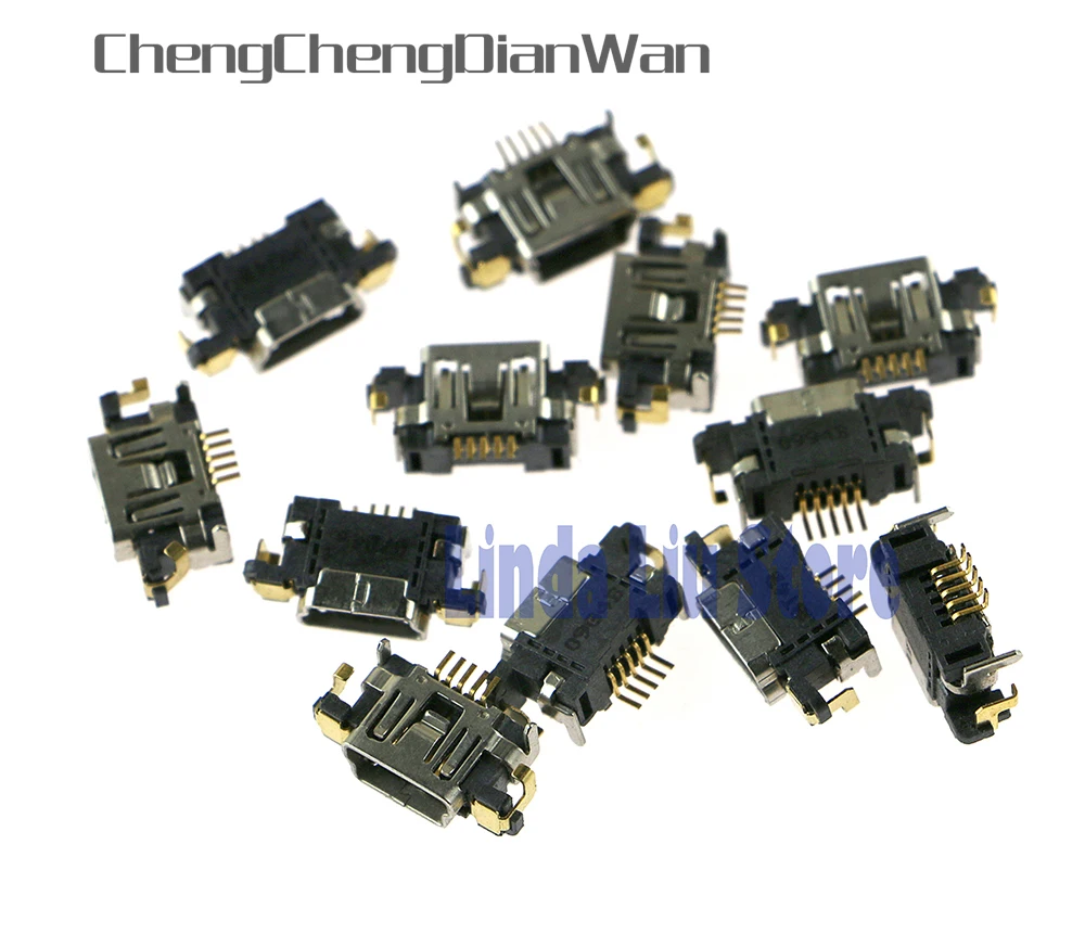 100pcs/lot Replacement For PSP 1000 2000 3000 USB Data Port USB Socket ...