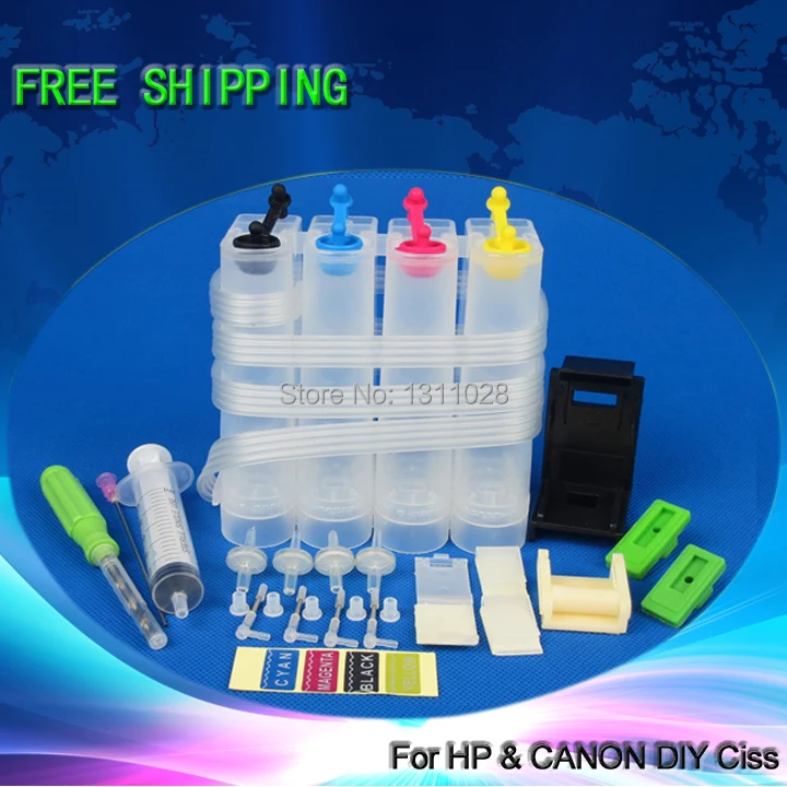 INK-WAY-Universal-4Color-ink-tank-with-1-1m-tube-accessories-gimlet-and ...