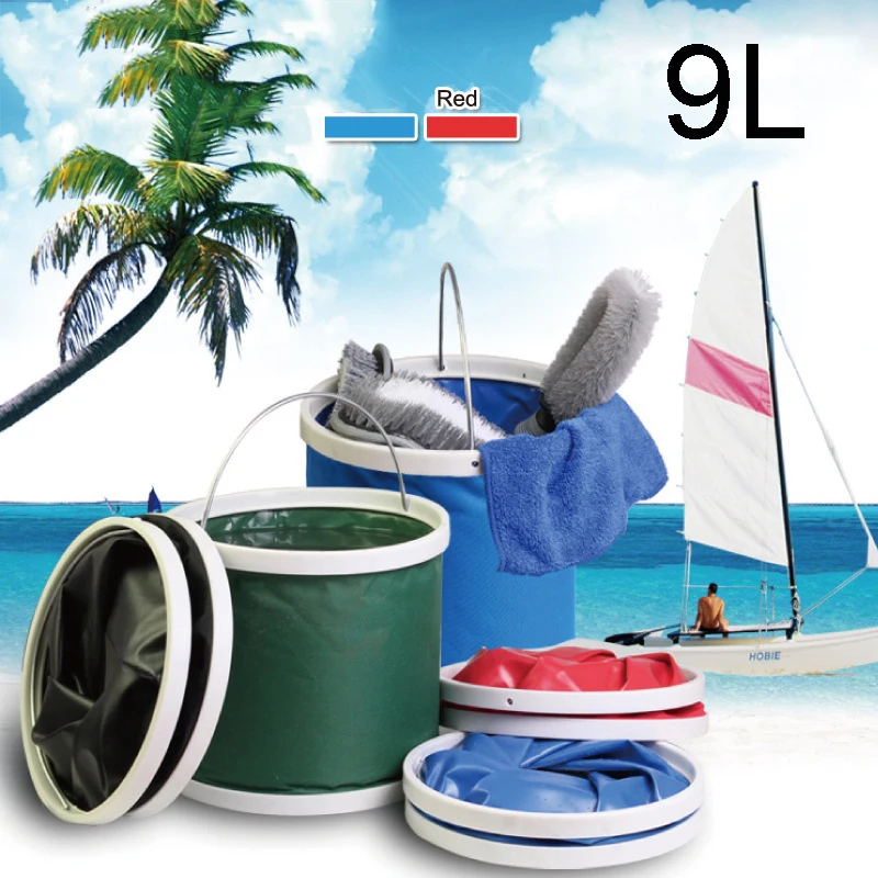 Automobiles Interior Accessories Nets 9L Folding Bucket Multifunctional ...