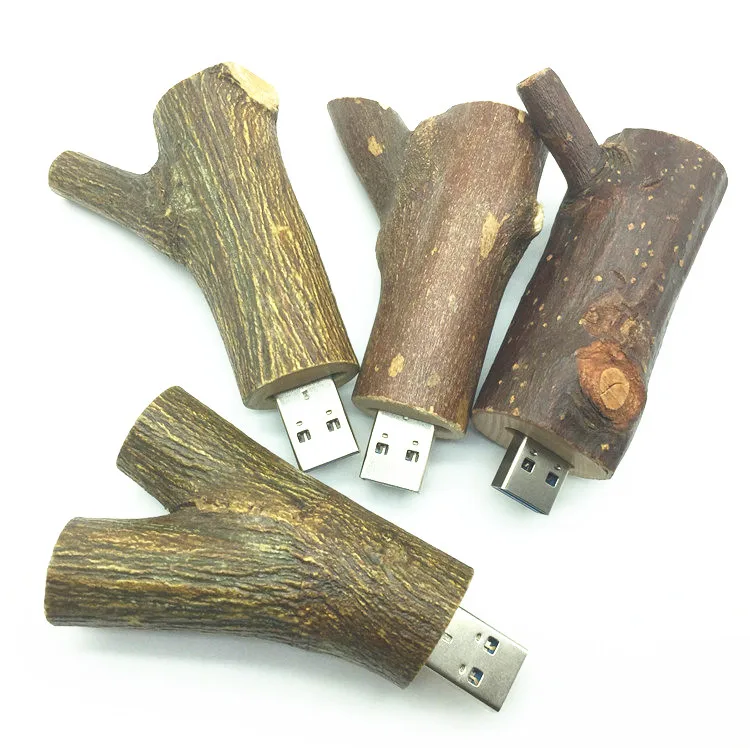 Wholesale Novetly Flash Disk Wooden Model Usb 2.0 Tree Branch Memory ...