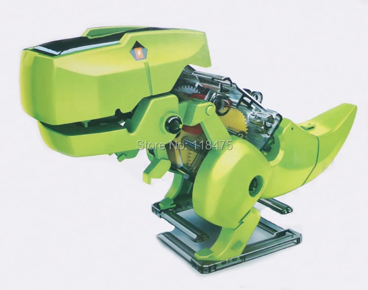 DIY Science $ Discovery Solar Tin Can Robot assembling toy blocks ...