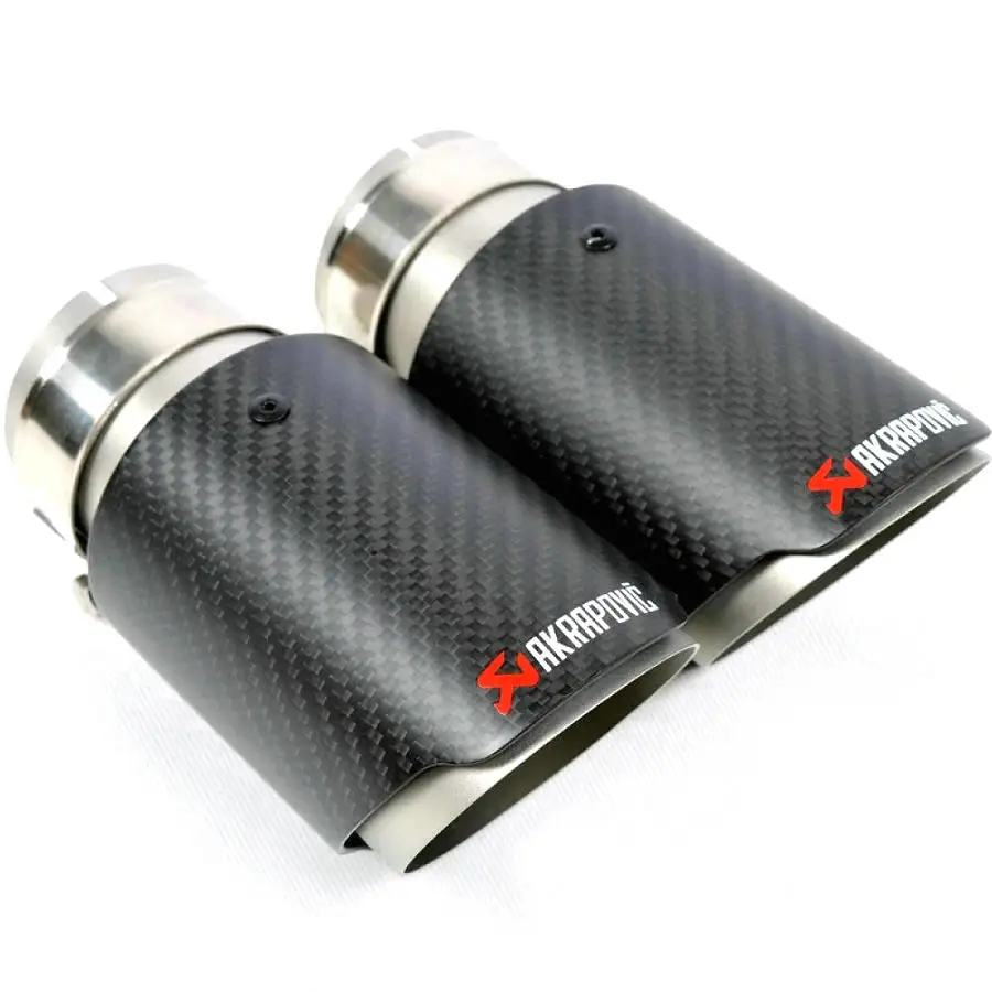 Universal Auto Auspuff Akrapovic Carbon Faser Auto Schwanz Auspuffrohr ...
