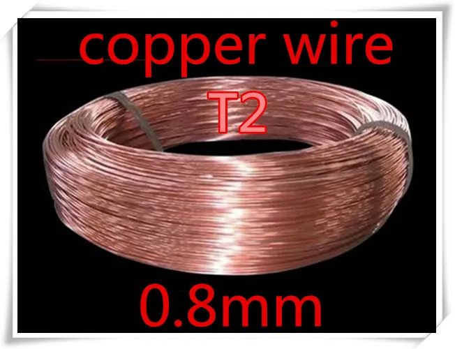10meters 0.8mm Pure T2 copper wire, Industry Experiment DIY T2 copper ...