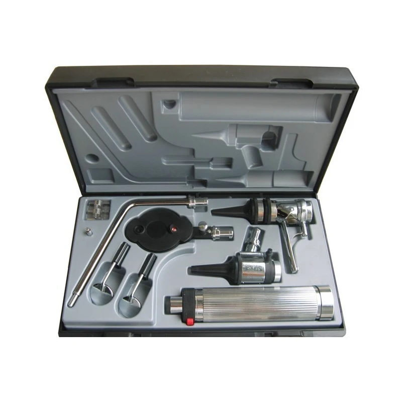 Professional Medical Diagnositc ENT Kit Direct Ear Care Otoscope and ...