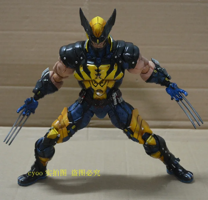 Marvel Universe Play Arts Kai Wolverine Variant Square Enix Action ...