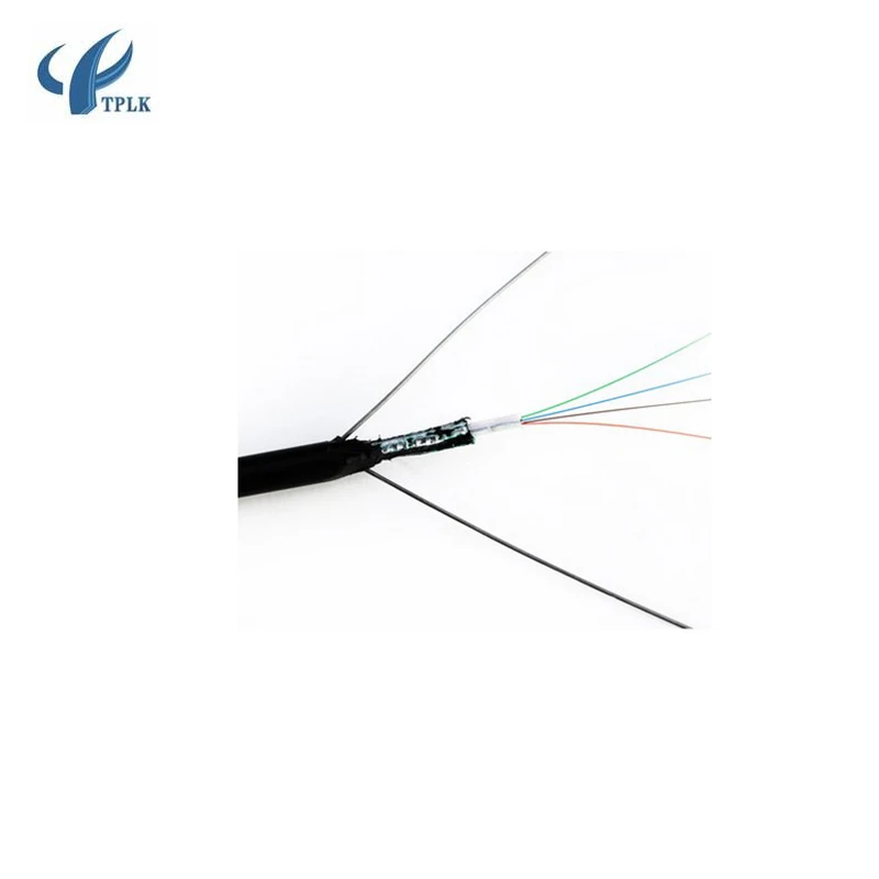 500m/roll Outdoor/indoor Steel Wire Type 4 Core Single Mode Ftth ...