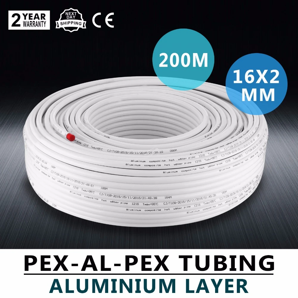 1/2" PEX Tubing Pex Al Pex Radiant Heat Polyethylene Aluminum layer ...