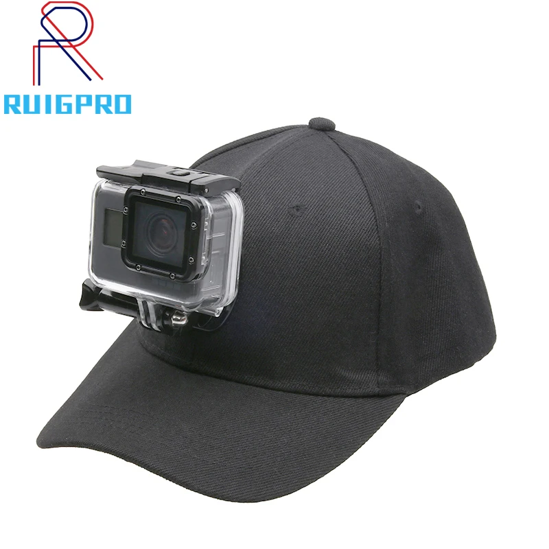 Ruigpro Baseball Sun Cap Hat With Camera Buckle Mount For GoPro 10 9 8 ...