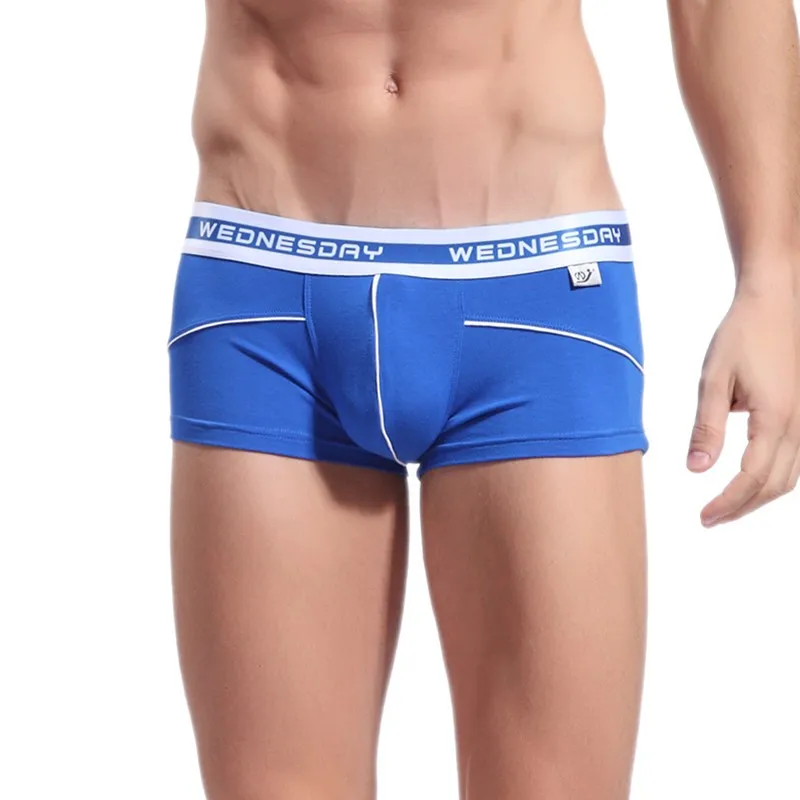 Fashion Bamboo Fiber Men Boxers Shorts Underwear Gay Male Seamless