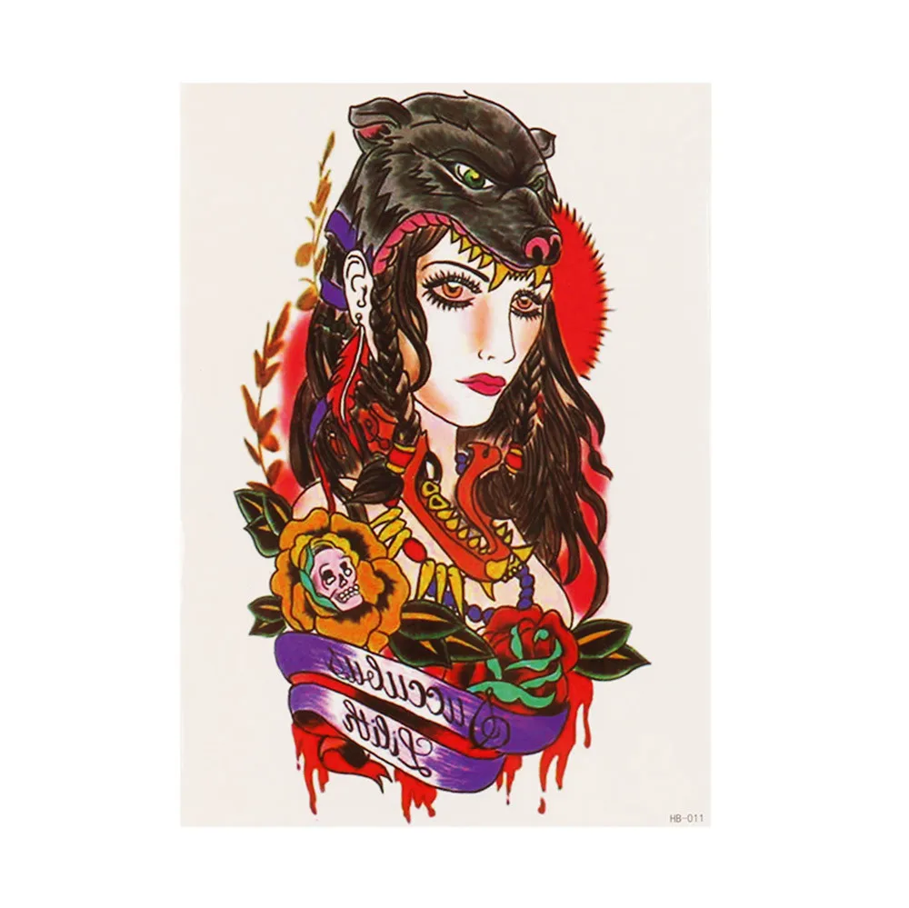 tattoo big translated Temporary Tattoos Body Sticker Tattoo Paper Fake ...