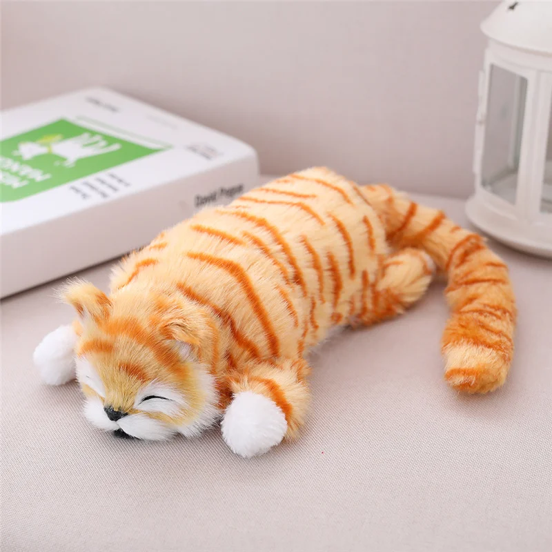 30cm Electric Simulation Cats Plush Toy Kittens Roll real life Cats ...