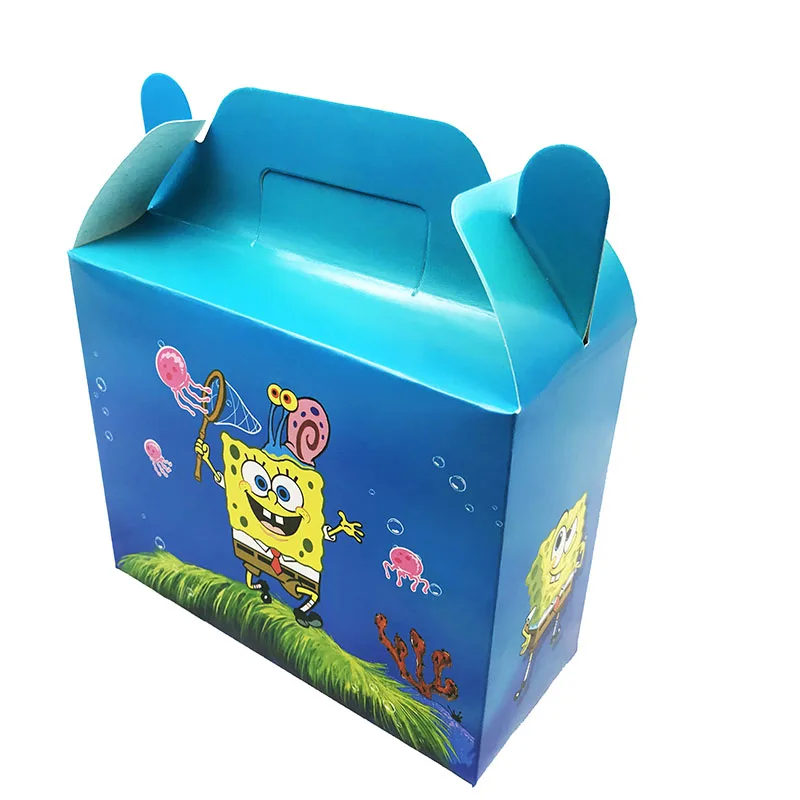 12pcs/lot SpongeBob theme candy boxes SpongeBob theme birthday party ...