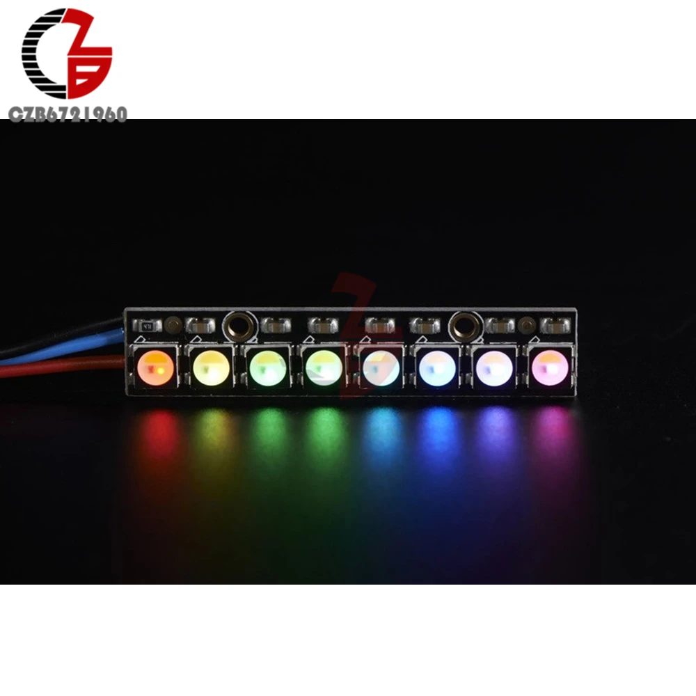 RGBW LED 스틱 바 라이트 모듈, PWM 주소 지정 가능, 8 비트, 5V 5050 RGB LED 조명, Arduino ...