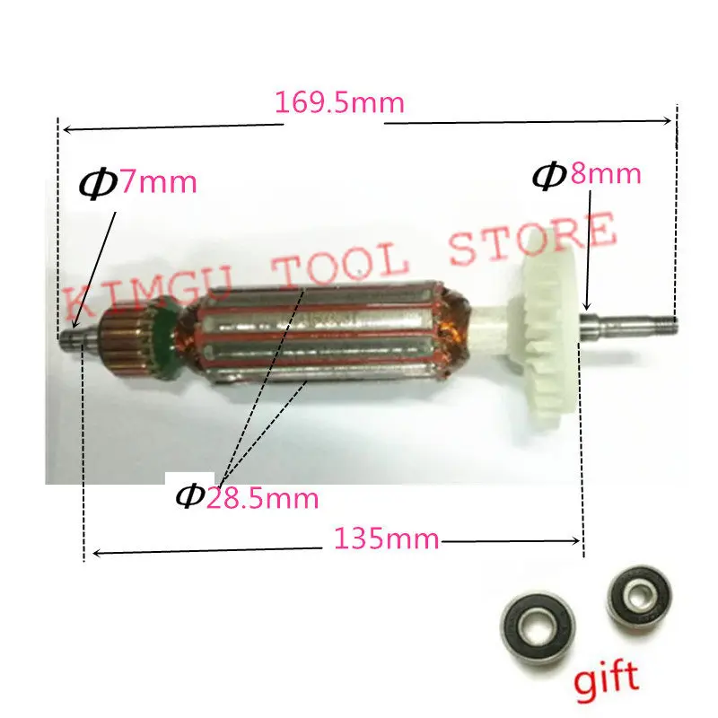 Motor de rotor 220 240v para estrutura de mão, módulo de brinquedo pra ...
