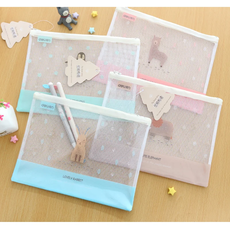 קלסר - Deli Waterproof File Folder Bag Document Bag Stationery 1pcs A4 ...