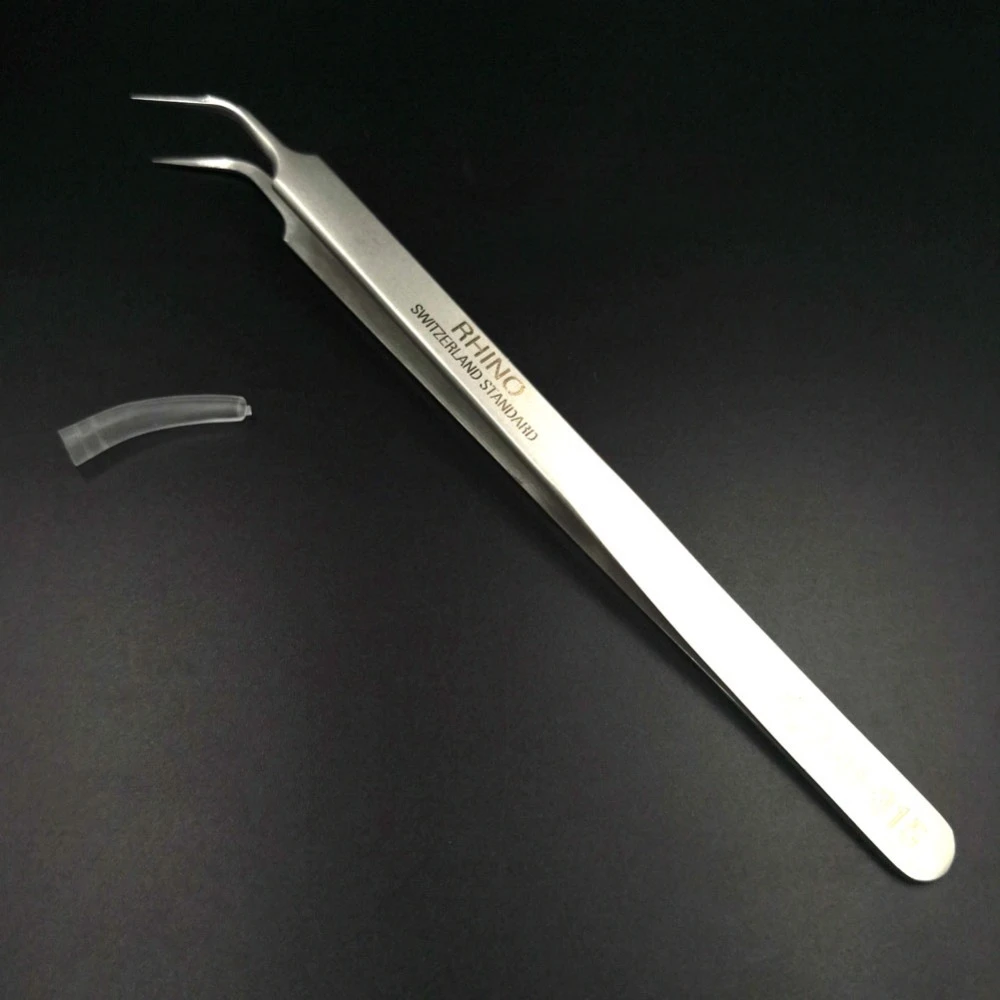 Japan RHINO RH 315 Lengthen Curved Tweezers Switzerland Standard Special Sharp Precision Forceps ...