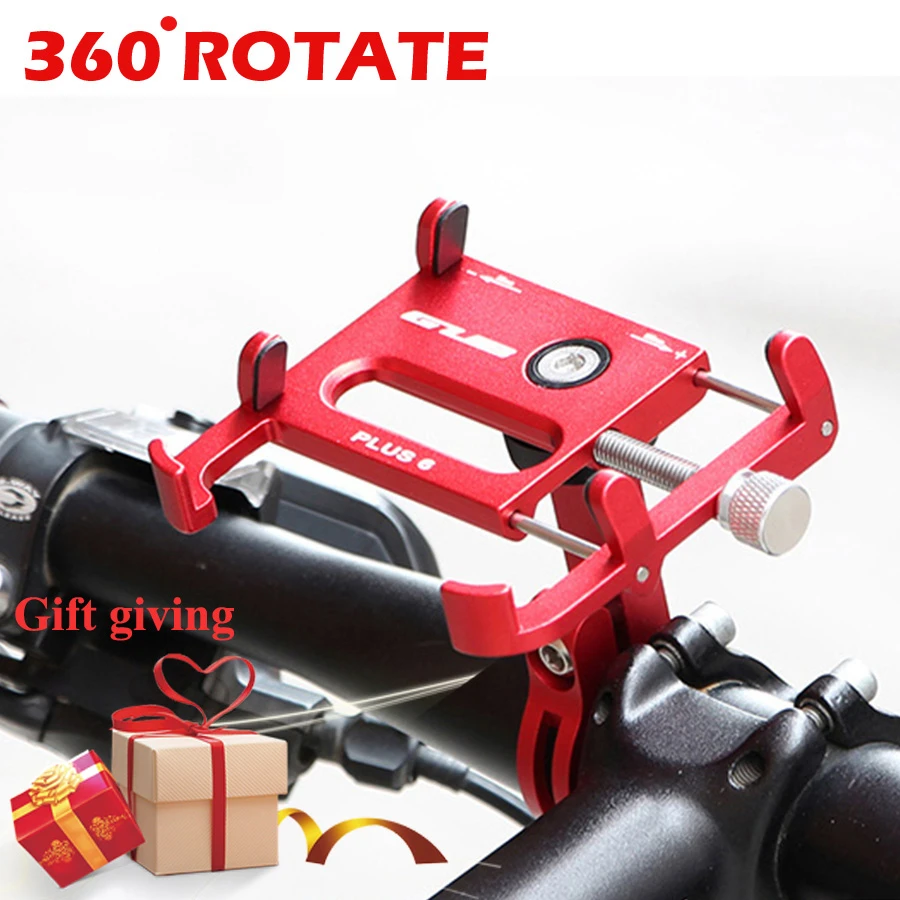 Aluminum 360 Rotating Mtb Bicycle Holder Motorcycle Moto Support Gps ...