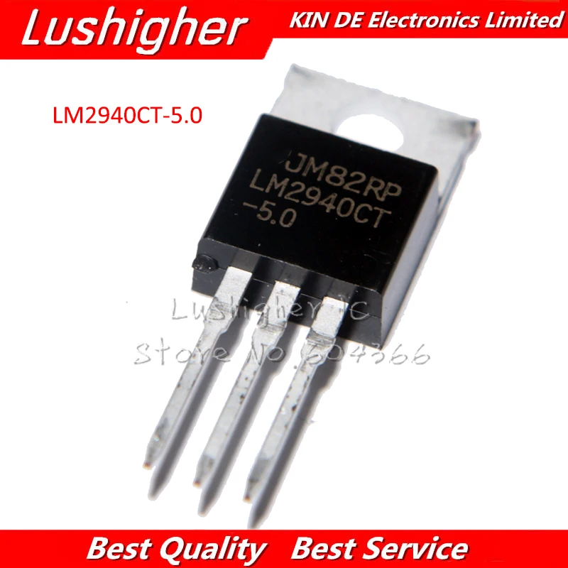 10 piezas LM2940CT 5.0 TO220 LM2940CT 5 TO 220 LM2940 5.0|Circuitos ...