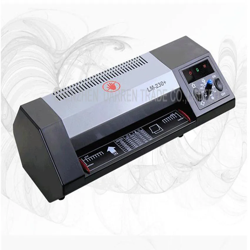 LM230+ hot/cold laminator 400w lamination machine a4 Max Width 230mm ...
